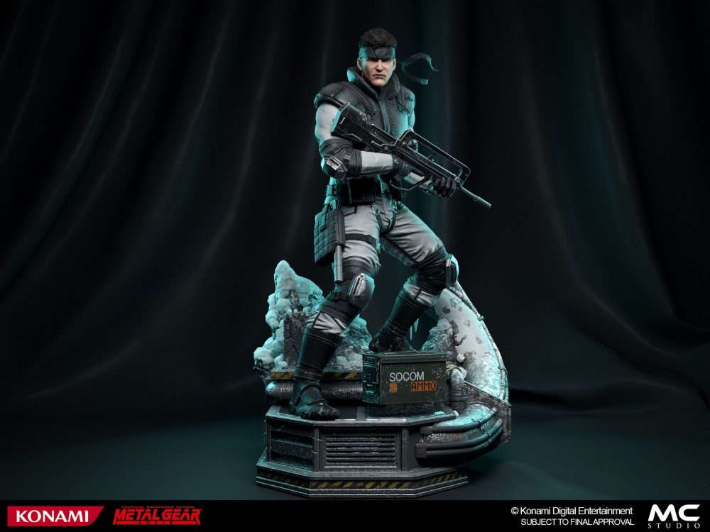 This new Solid Snake statue look AMAZING : r/metalgearsolid